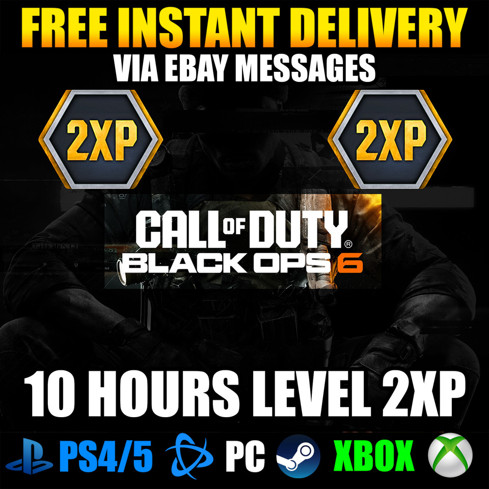 [10 HOURS] Call of Duty Black Ops 6 DOUBLE XP - Rank Up / Level Up 2XP ...