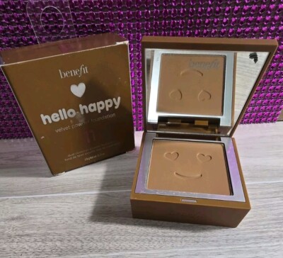 Benefit Hello Happy Make Up Velvet Face Powder Foundation Shade 11 0.25 ...