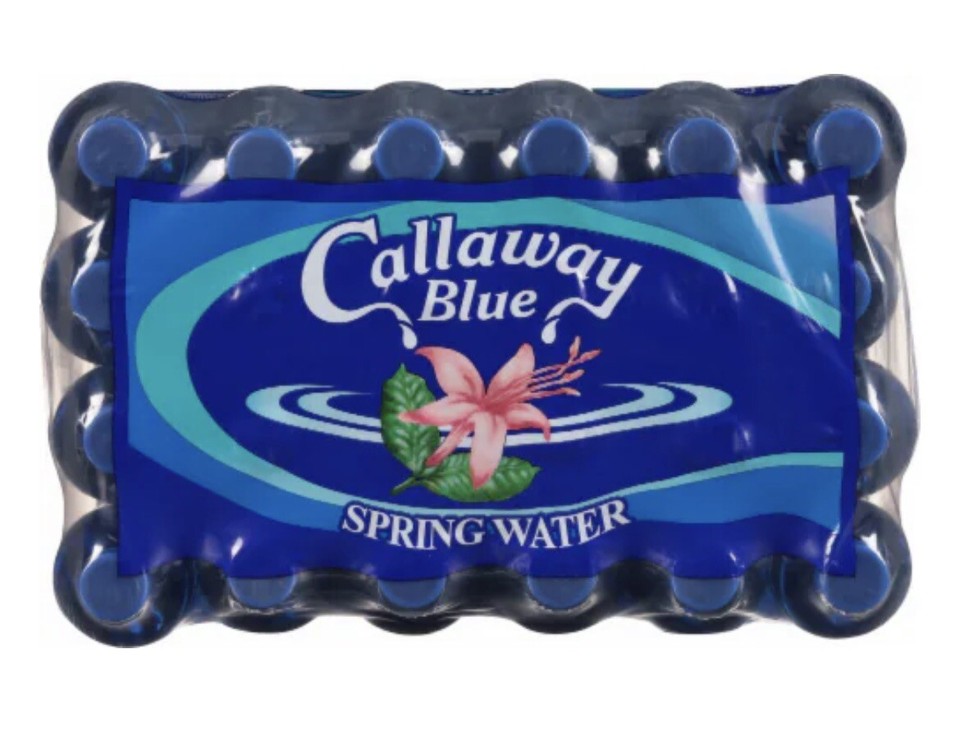 Callaway Blue Spring Bottled Water | eBay