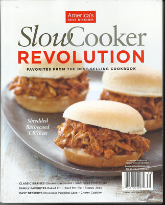 AMERICA'S TEST KITCHEN MAGAZINE, SLOW COOKER REVOLUTION ISSUE, 2013 | eBay