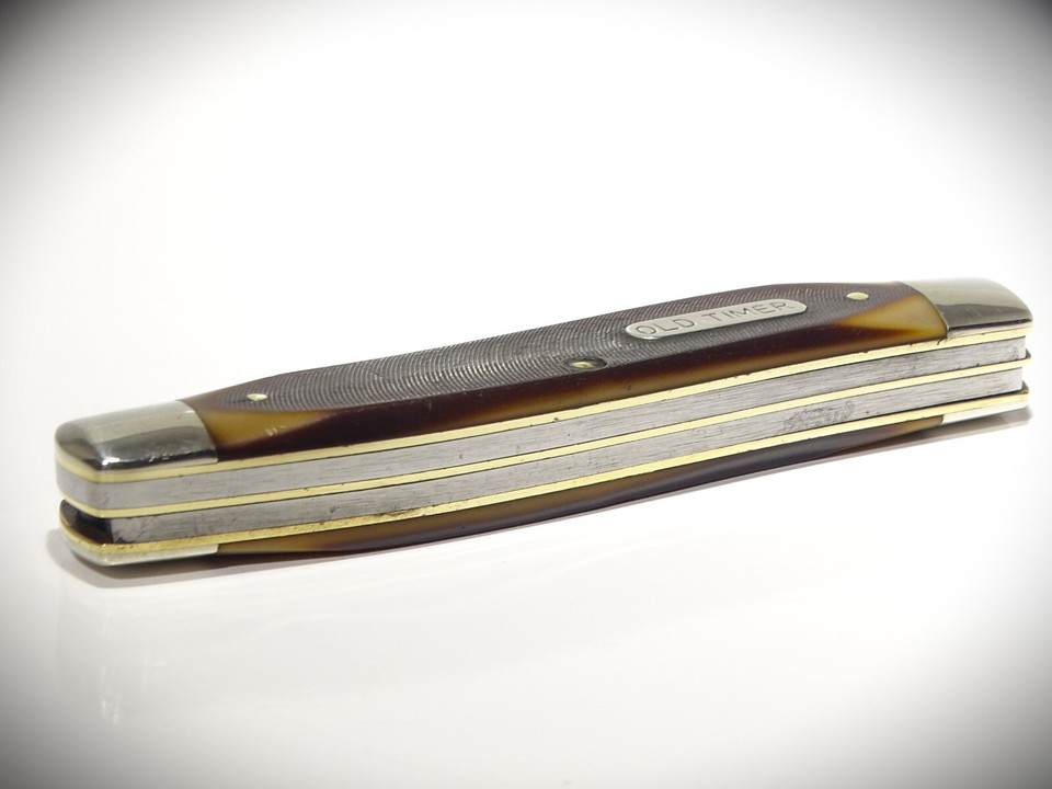 💥 1961-2004 Schrade Old Timer 8OT ~ 4" Senior Stockman ~USA~ Match ...