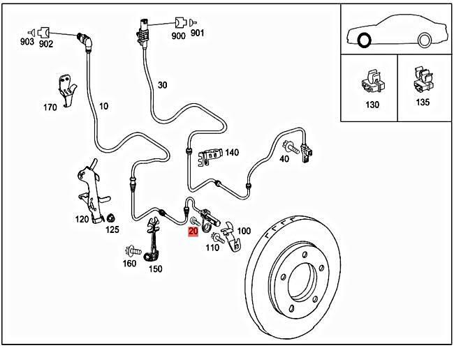 Genuine MERCEDES BBDC C140 C216 C219 R230 S124 Screw 1249901612 | eBay