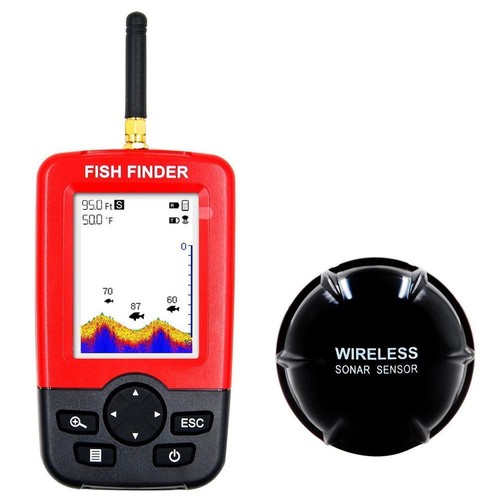 Sonar 2.4" Fish Finder Wireless Portable High-definition Underwater ...