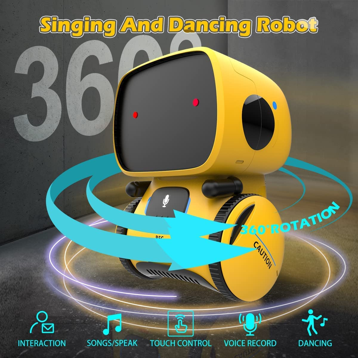 REMOKING Robot Toy for Kids,Stem Educational Robotics,Dance,Sing,Speak ...