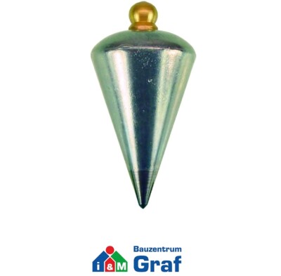 HaWe Senklot Maurerlot Richtlot Kegellot Schnurlot Pendellot 300 g ...