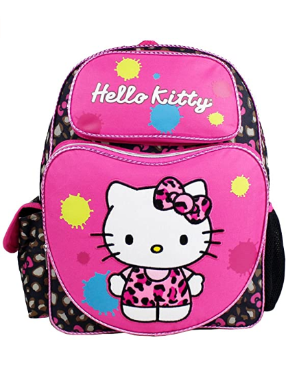 Hello Kitty - Large 16" Full-size Backpack - Color Splash | eBay