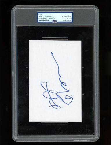 Jeff Goldblum Signed Cut Auto Autograph PSA/DNA Authentic ZZ5447 | eBay