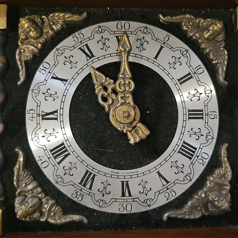 Vintage Warmink Wuba Zaanse Dutch Wall Clock Atlas Nu Elck Syn Sin | eBay