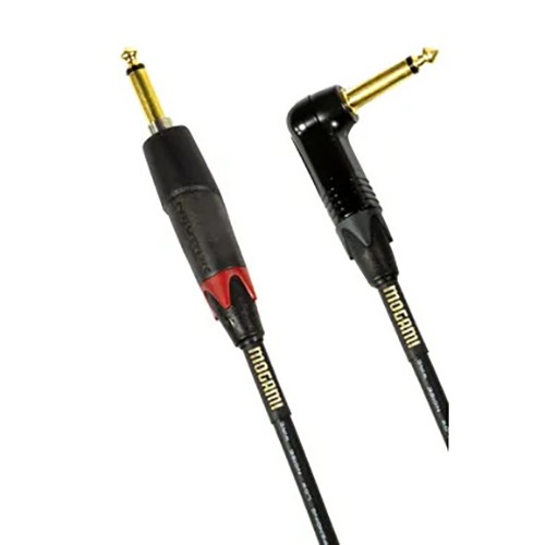 Mogami Gold Silent S R Instrument Cable, Straight to Right Angle, 18 ...