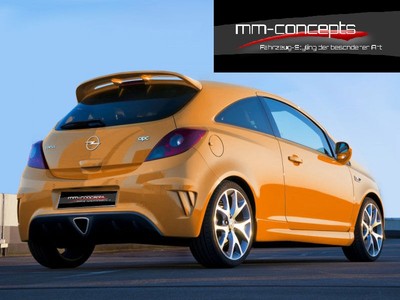 Dachspoiler für Opel Corsa D Hatchback OPC Look Heckspoiler Nürburgring ...