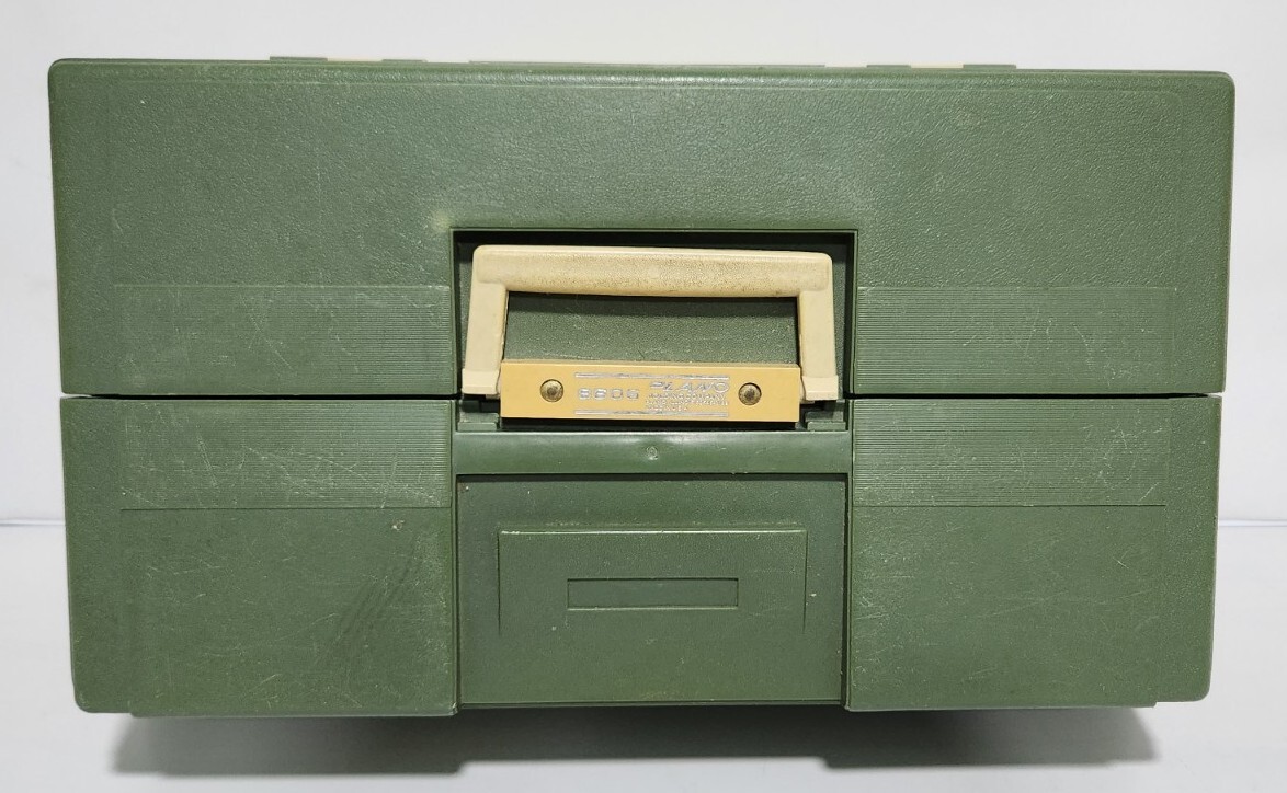 Vintage Plano 8606 6 Tray Lockable Fishing Tackle Box Large Storage ...