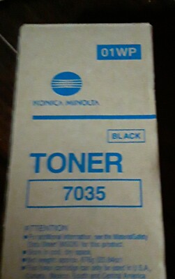 KONICA MINOLTA PC/UA950-251 950251 BLACK TONER 01WP 7035 GENIUNE - NEW ...