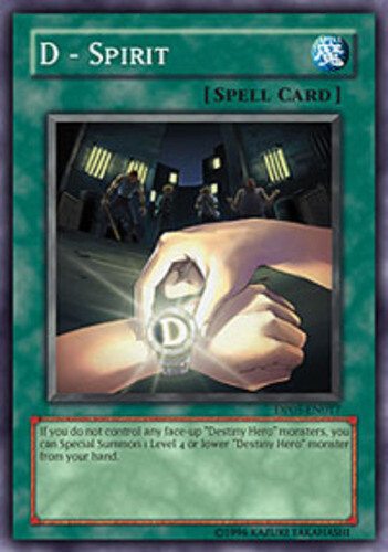 YUGIOH - D - Spirit - DP05-EN017 - Common - 1st Edition - NM - FLAT ...
