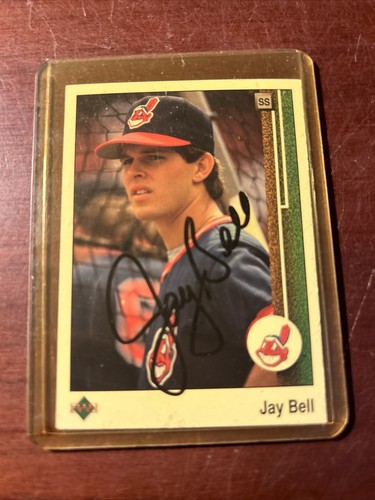 Jay Bell autographed Baseball Card (Cleveland Indians) 1989 Upper Deck ...