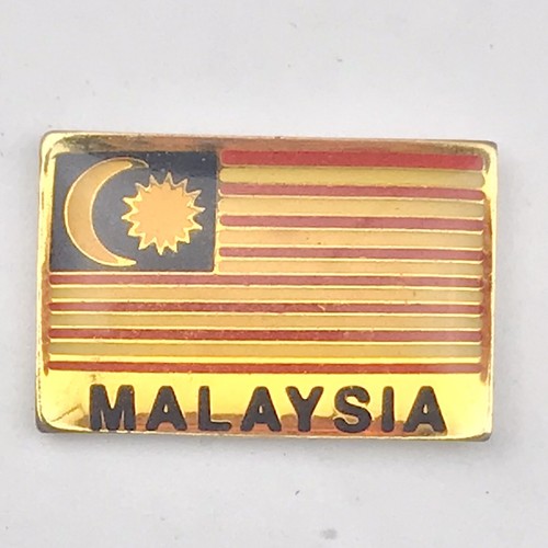Malaysia Flag Vintage Pin Country Nation Asia | eBay
