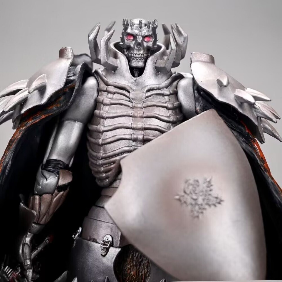New! Anime Berserk Skull Knight Cape Armor Silver Action Figure Xmas ...