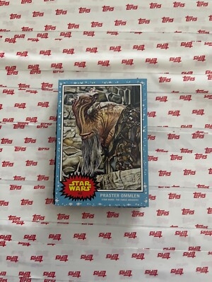 TOPPS STAR WARS LIVING SET CARD PRASTER OMMLEN #403 STAR WARS THE FORCE ...