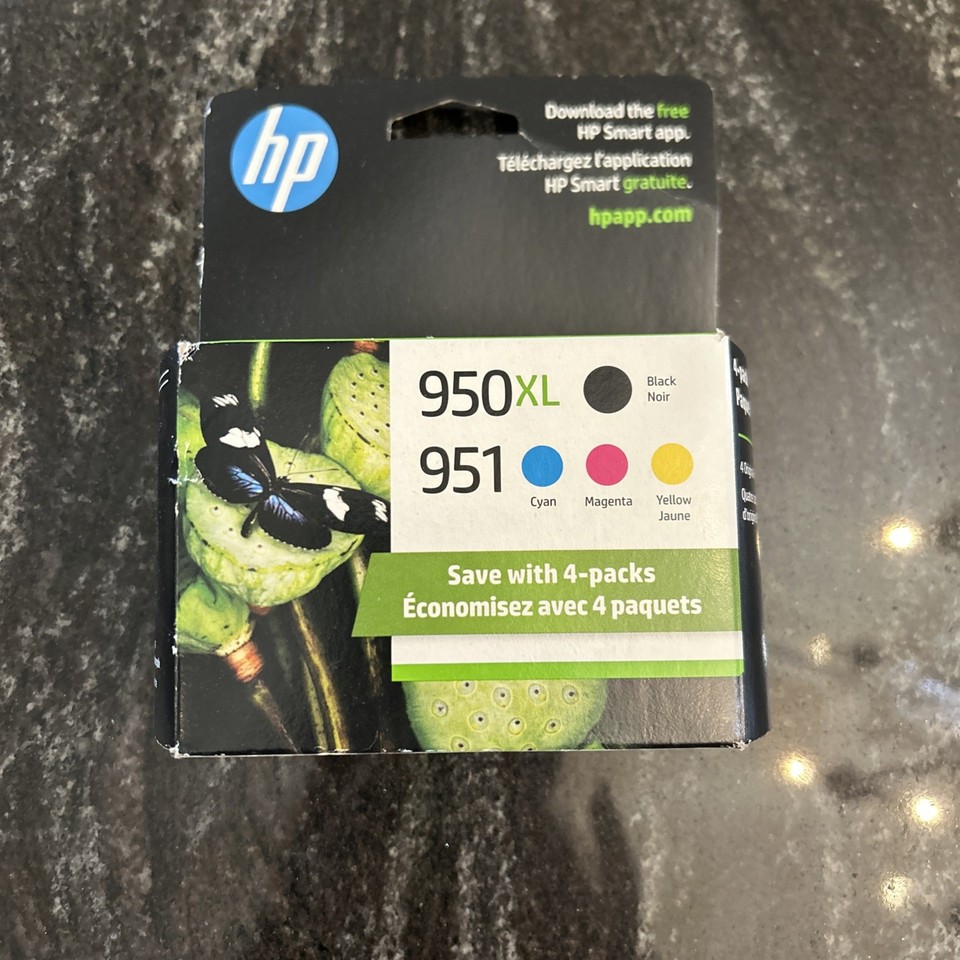 Genuine HP 950/951 Ink Cartridge Combo-For HP 8620 8625 Printer-OEM INK ...