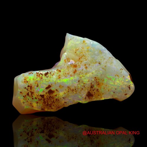 7.00 Cts Fire Opal Astrology Gemstone Pendant Making Rough Natural ...