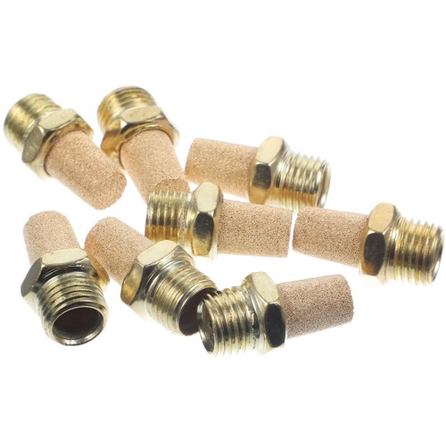 8 Pcs Air Mufflers Solenoid Valve Copper Exhaust Silencer Pneumatic | eBay