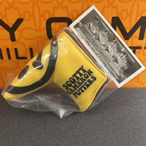 NEW SCOTTY CAMERON HEADCOVER 2012 US OPEN HAPPY FACE PUTTER COVER GOLF ...
