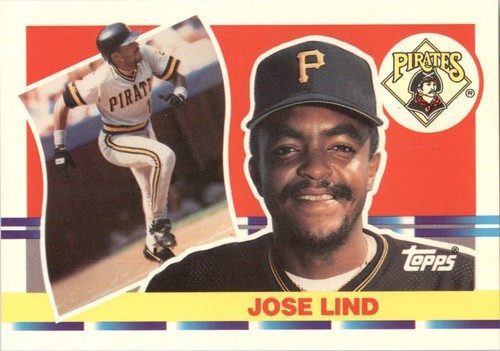 1990 Topps Big Jose Lind Pittsburgh Pirates #196 | eBay