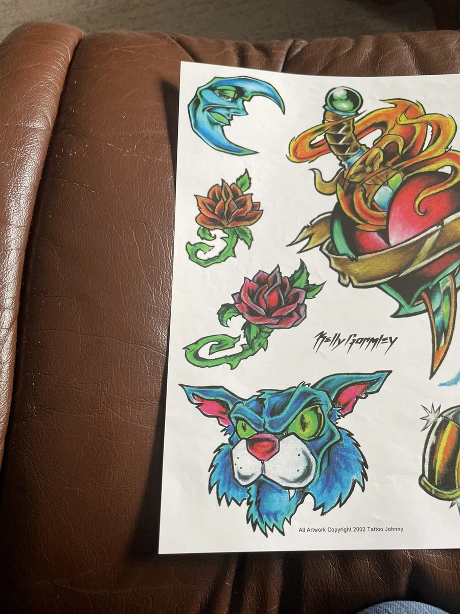 New School Character Tattoo Drawings