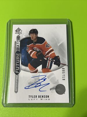 2020-21 SP Authentic Future Watch Rookies Auto Tyler Benson 545/999 | eBay