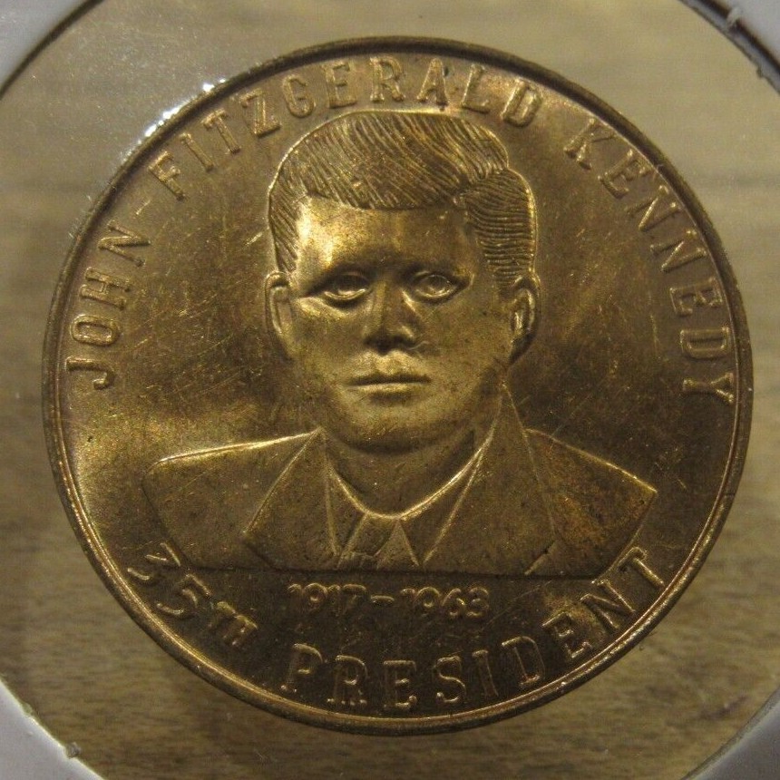 1963 John F. Kennedy Memorial Coin Token - JFK | eBay