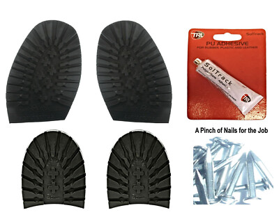 Soles & Heel Repair KIT DANITE BLACK MENS, soles heels glue & nails ...