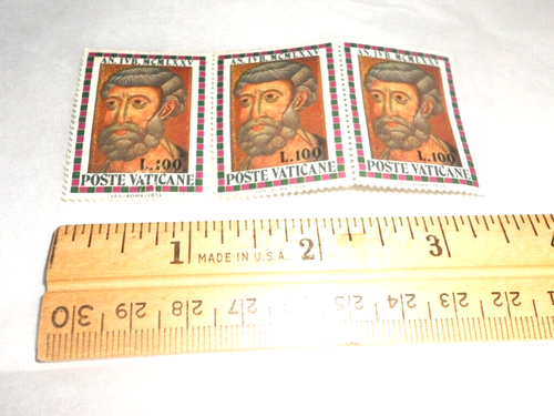 Poste Vaticane Stamps (3 total) AN.IVB.MCMLXXV L.100 | eBay