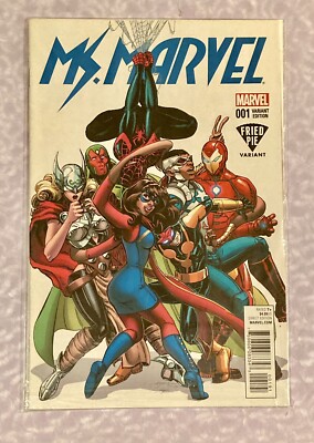 Ms. Marvel #1 Fried Pie Variant Sealed Joyce Chin | eBay