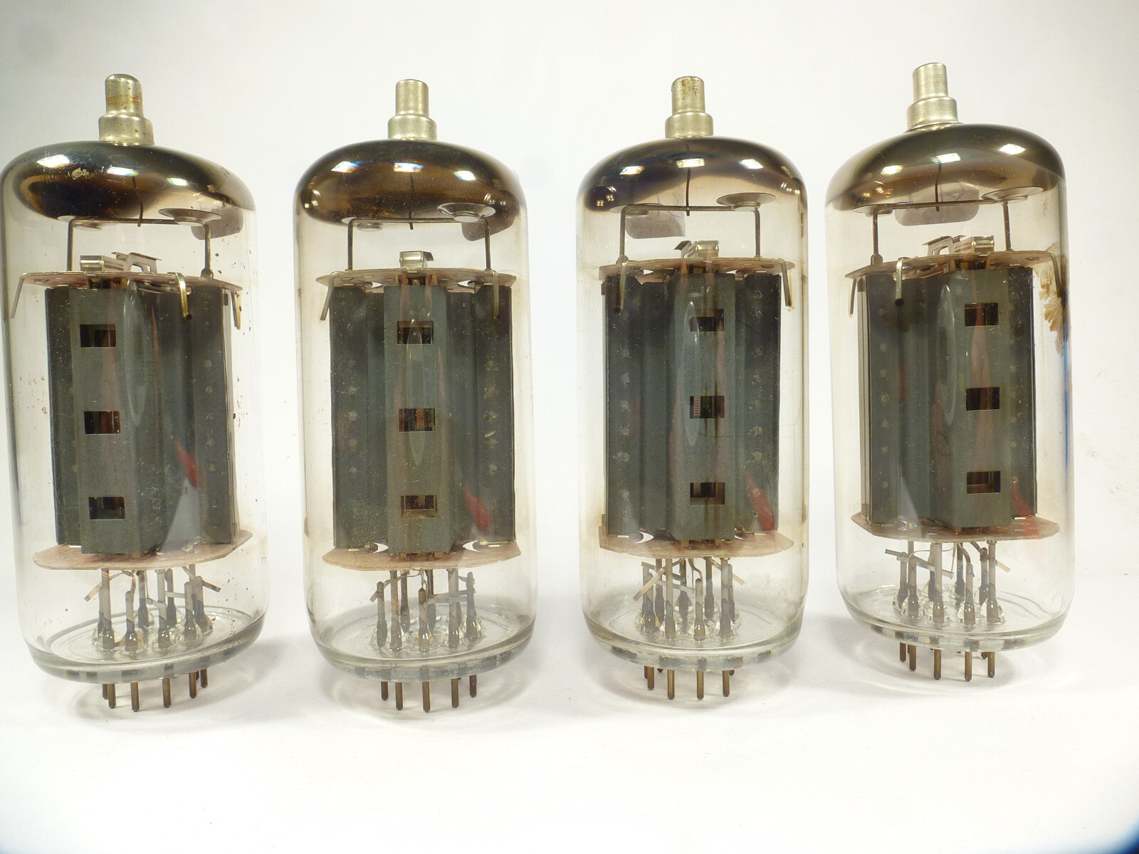 one quad perfectly matched tube Siemens EL519, for OTL audio or HF ...