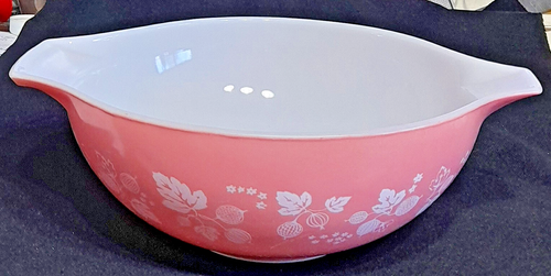 Vintage PYREX Pink Gooseberry Cinderella Large Mixing Bowl #18 - Nice ...