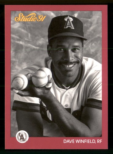 Dave Winfield - 1991 Studio #30 - California Angels | eBay
