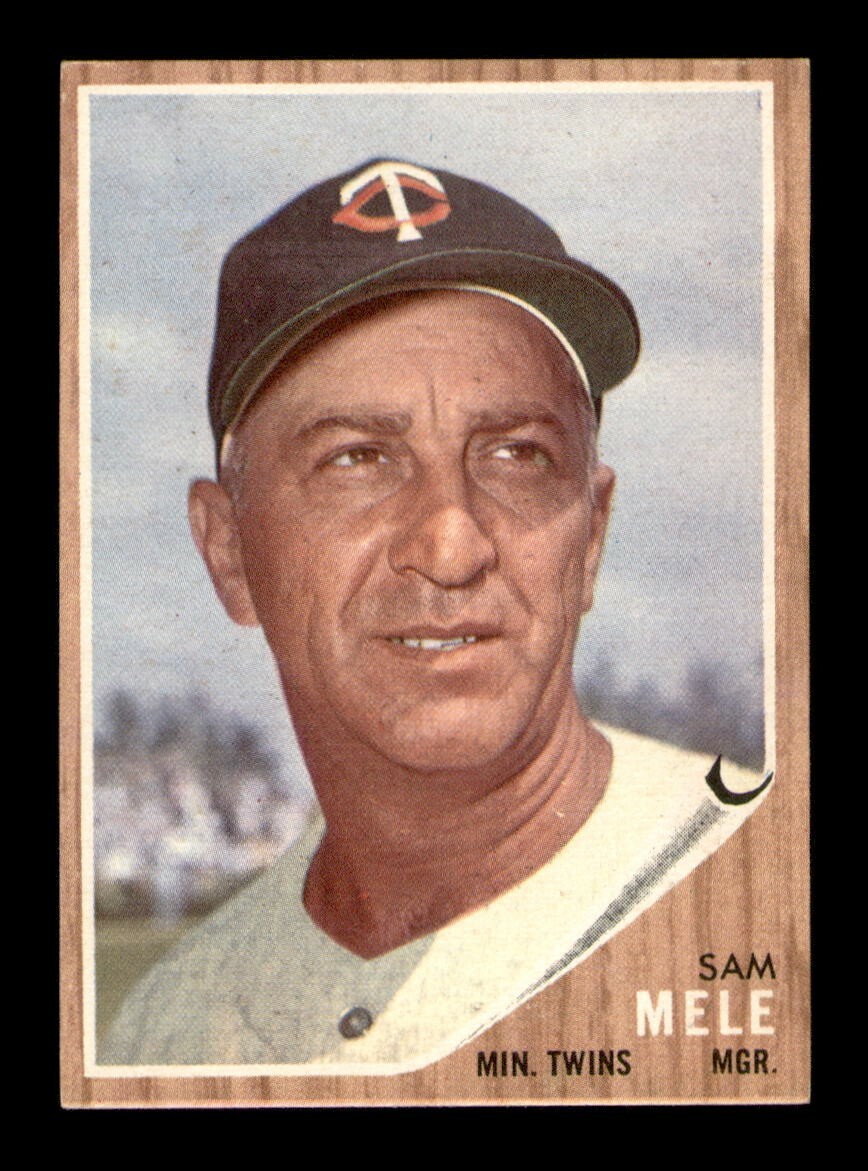 1962 Topps Set Break #482 Sam Mele Manager NM *OBGcards* | eBay