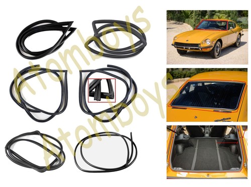 1970-1973 Datsun Fairlady 240Z Weatherstrip Rubber Seal 6 PCS Door Seal ...