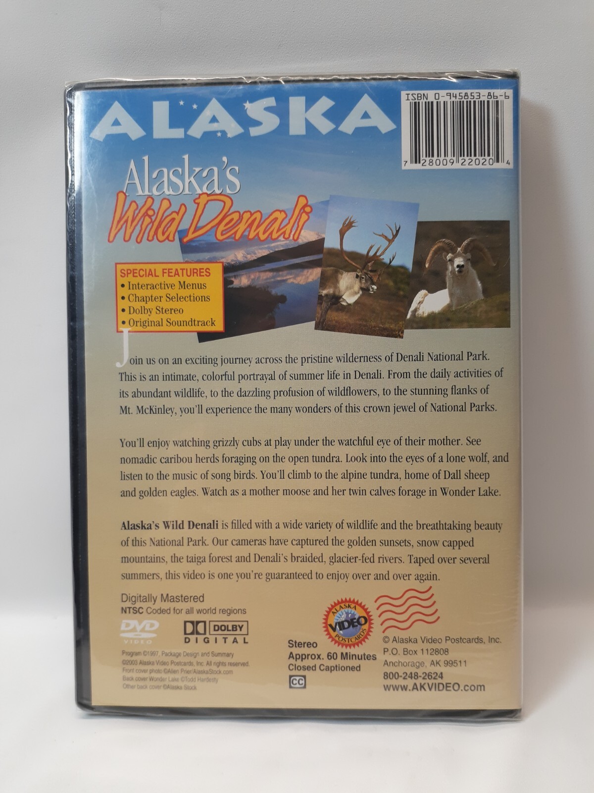 Alaska: Alaska's Wild Denali DVD (1997) Region Free - Mt. McKinley ...