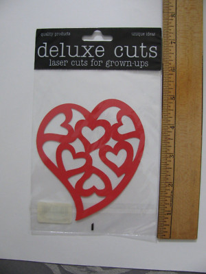 Deluxe Cuts Laser Cuts RED HEART 1 Piece NIP | eBay
