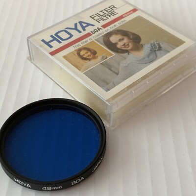 Hoya 49mm 80A Filter Japan C/W Square Case | eBay UK