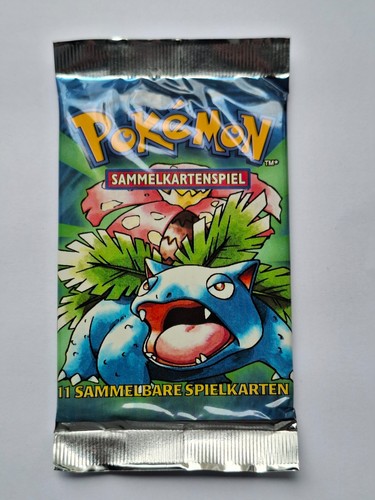 Pokémon Grundset Booster Deutsch OVP Sealed Bisaflor Artwork Wizards of ...