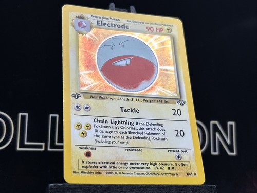 Pokemon Card TCG Electrode 1st Edition Jungle 2/64 Holo Rare WOTC MP | eBay