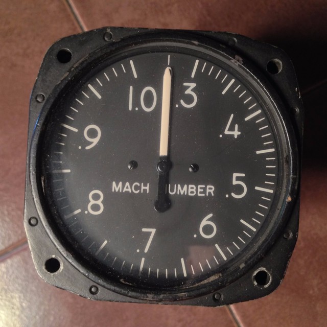 Type A-1 Machmeter Airspeed Indicator, .3 to 1 mach, pn 2103-1 | eBay
