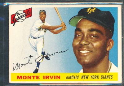 1955 Topps #100 MONTE IRVIN New York Giants ~ VG (crease) | eBay