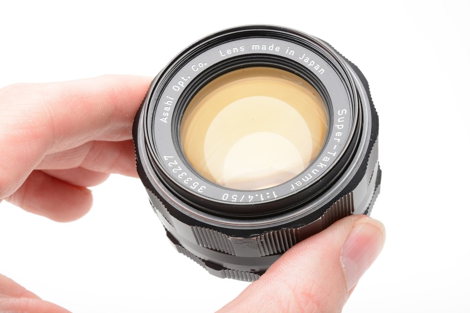 Pentax Super-Takumar 50mm f1.4 M42 mount lens, caps, sharp! | eBay