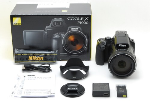 [Top MINT in Box] Nikon COOLPIX P1000 4K UHD 16MP Digital Camera From ...