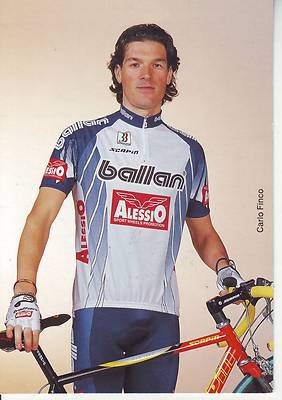 CYCLISME carte cycliste CARLO FINCO équipe BALLAN ALESSIO 1999 | eBay