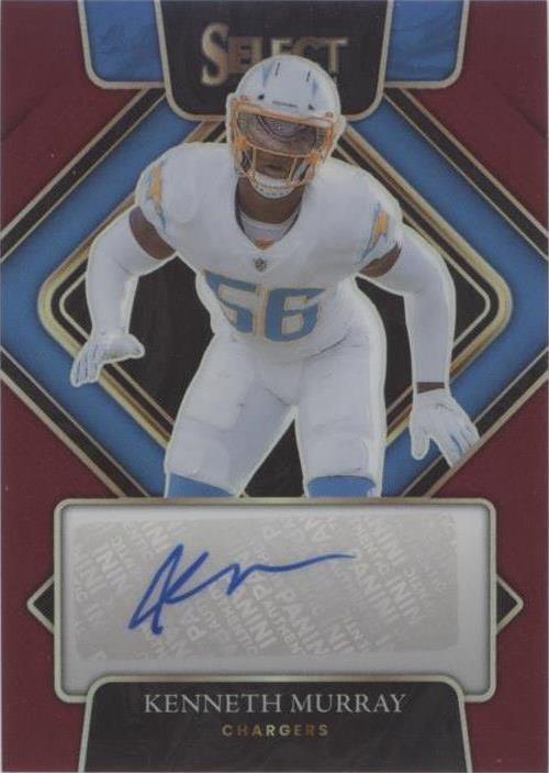 2021 Panini Select - Signatures Kenneth Murray #SIP-KMU Maroon Prizm ...