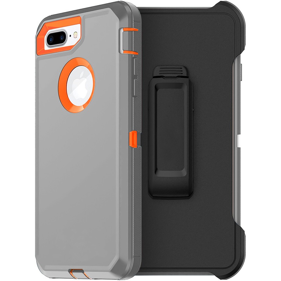 For Apple iPhone 7 / 8 Plus Case Screen Protector Series Fits Defender ...