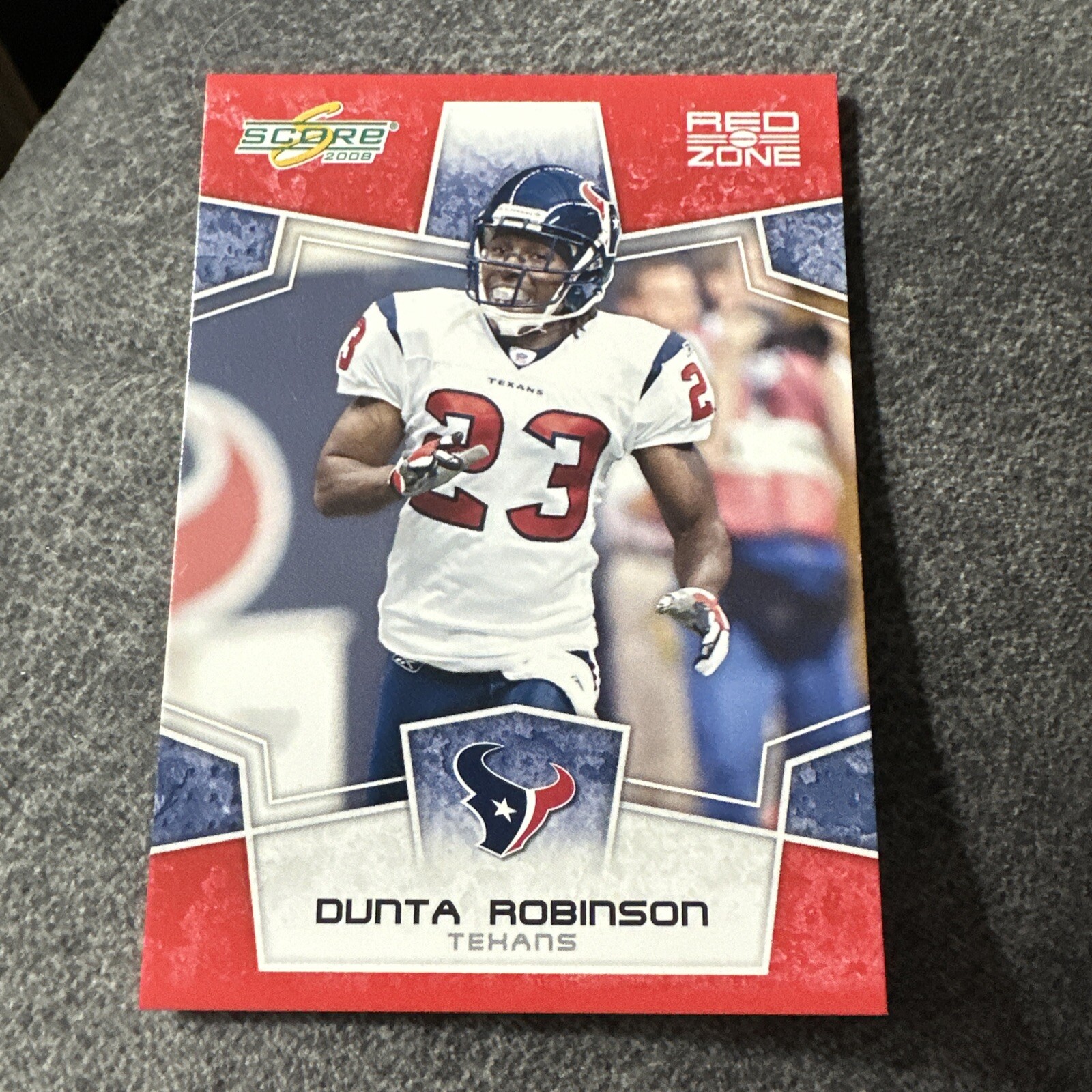 2008 Score - Dunta Robinson #125 Red Zone /100 for sale online | eBay